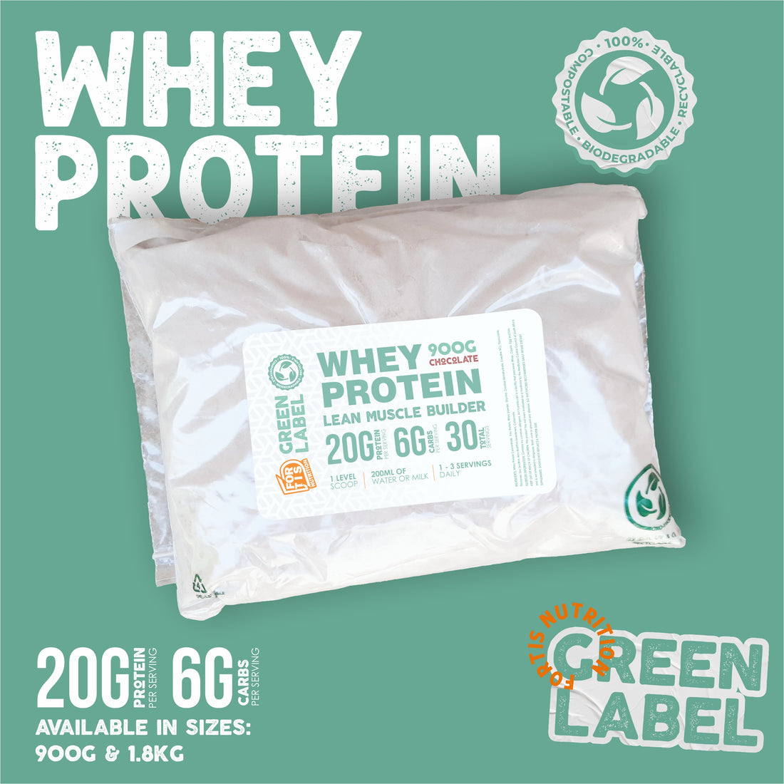 Whey Protein Powder | Green Label – Fortis Nutrition